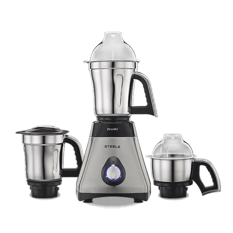 Preethi Steele Mixer Grinder - 550-Watt - 110V USA(No Warranty from ...